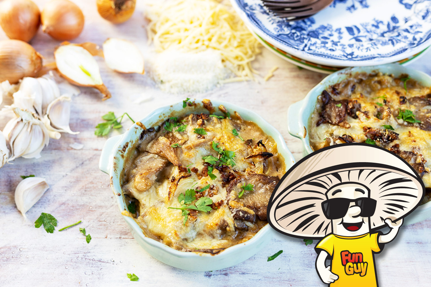 FunGuy Mushrooms FunGuy’s Thanksgiving Garlic Oyster Mushroom Gratin ...