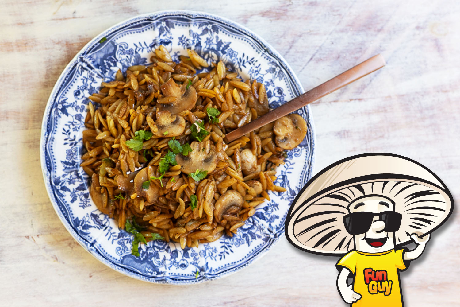 FunGuy Mushrooms FunGuy’s Simple Miso Mushroom Orzo Pasta - FunGuy ...