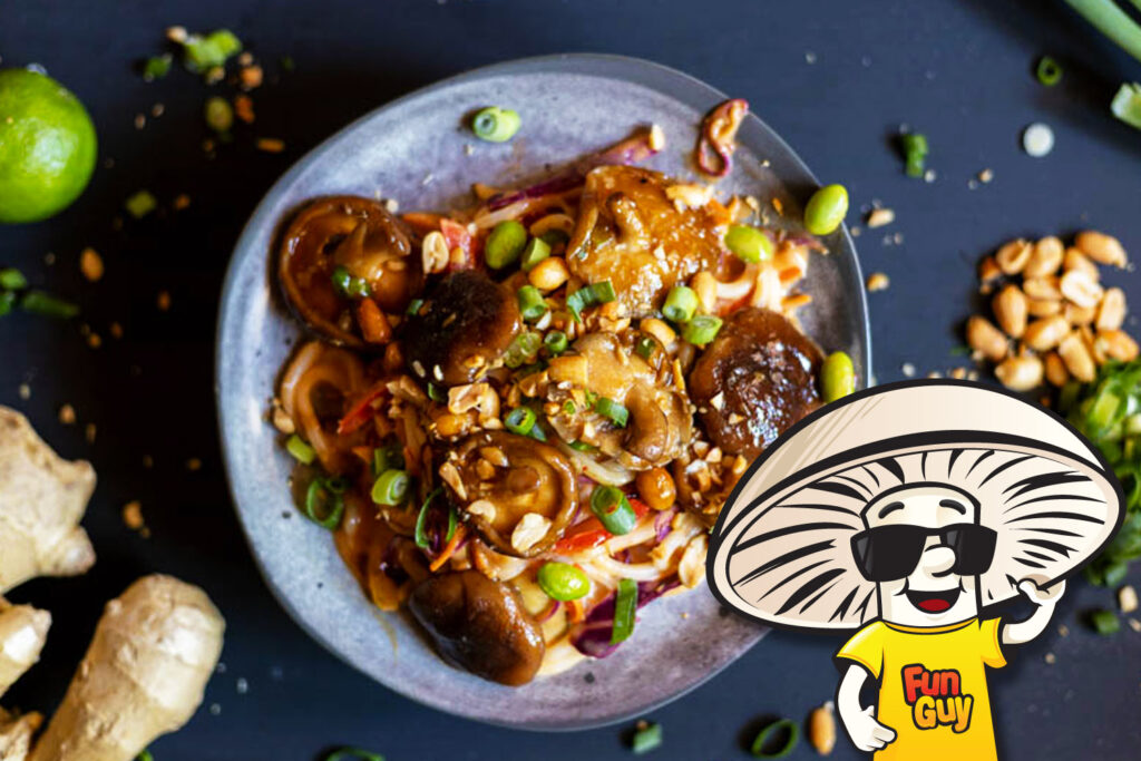 FunGuy Mushrooms FunGuy’s Shiitake Mushrooms and Udon Noodles in Peanut ...