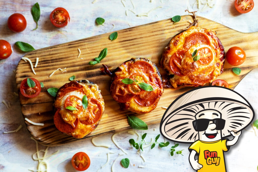 FunGuy Mushrooms FunGuy’s Mini Pizza Portobellos - FunGuy Mushrooms